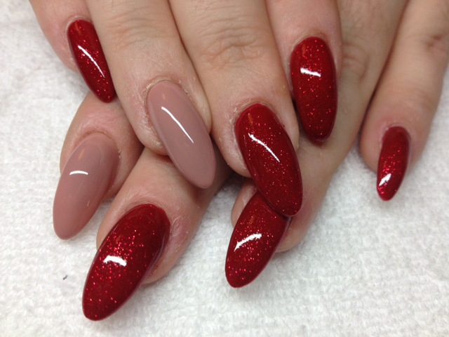 Glitter Shellac Designs