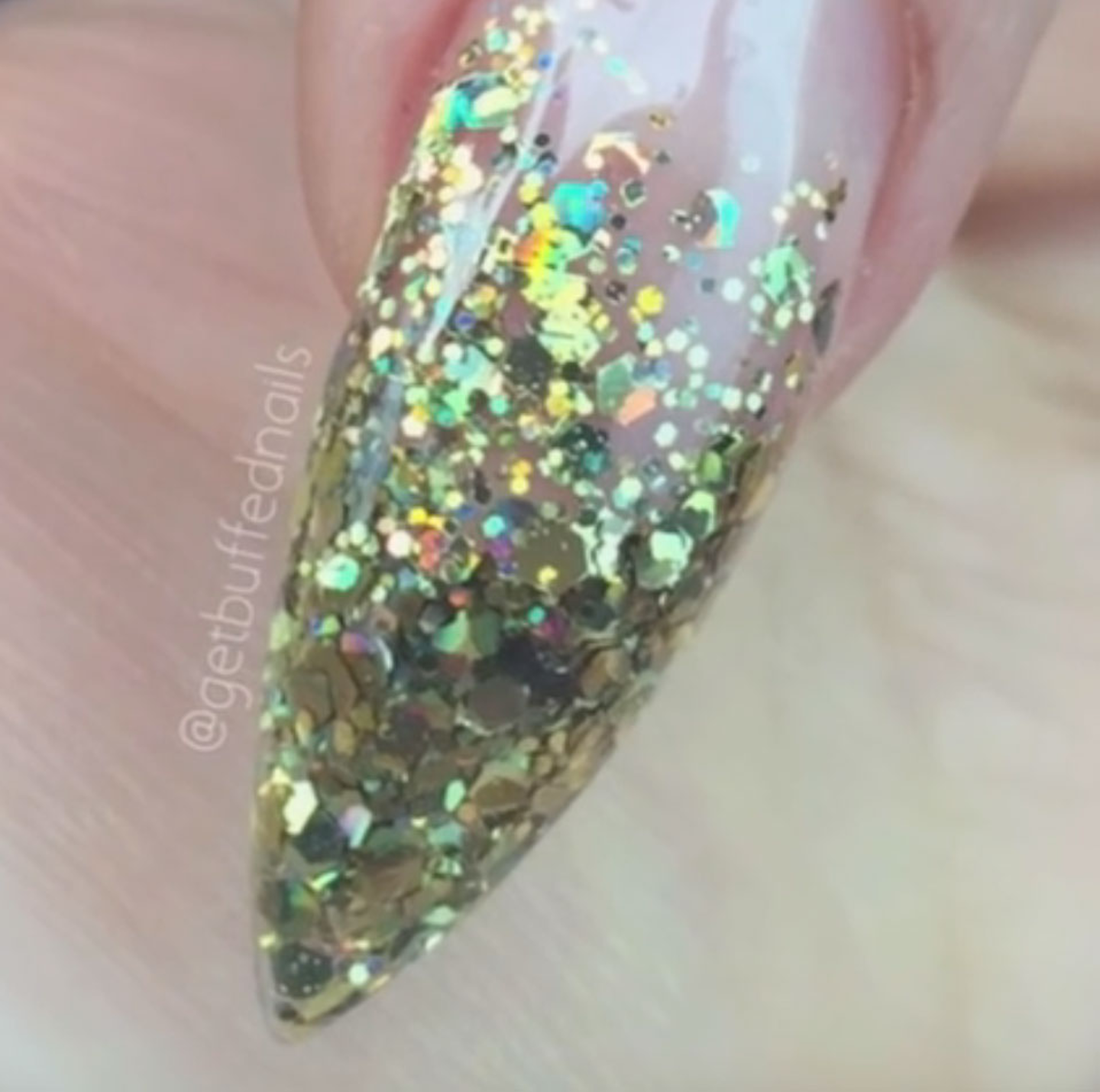 Nail Art Tutorial: Acrylic Glitter Encapsulation | Nailpro